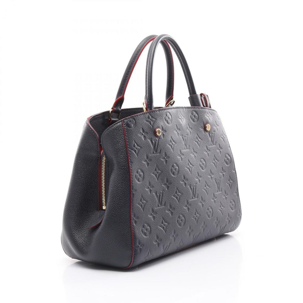 Louis Vuitton | Bags | Louis Vuitton Empreinte Blue Leather Handbag ...